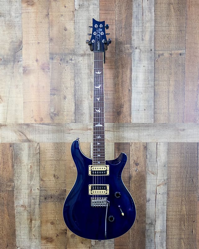 PRS SE Standard 24 Transluscent Blue Brown Gig Bag Included | Reverb