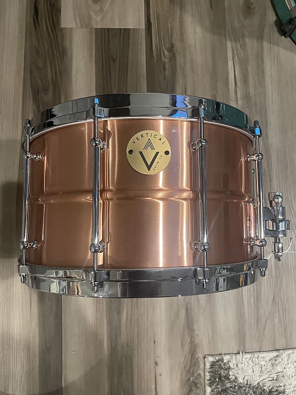 Vertical Drum Co. 8”x14” Copper Snare Drum | Reverb