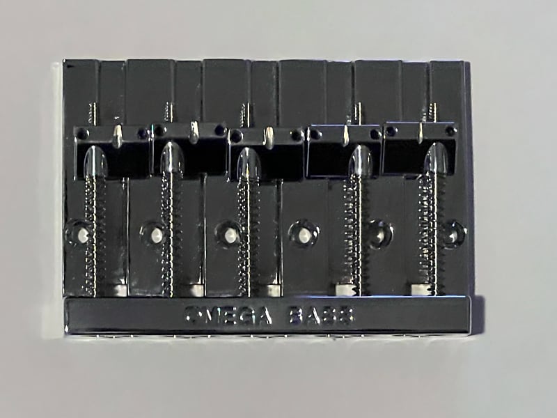 Omega 5-String Bass Bridge 2010 - Chrome | Reverb
