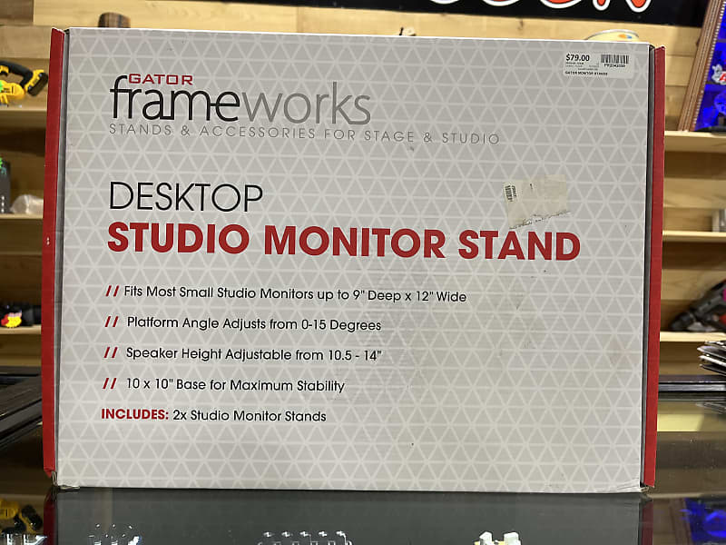 Gator Frame Works Desktop Studio Monitor Stand | Reverb