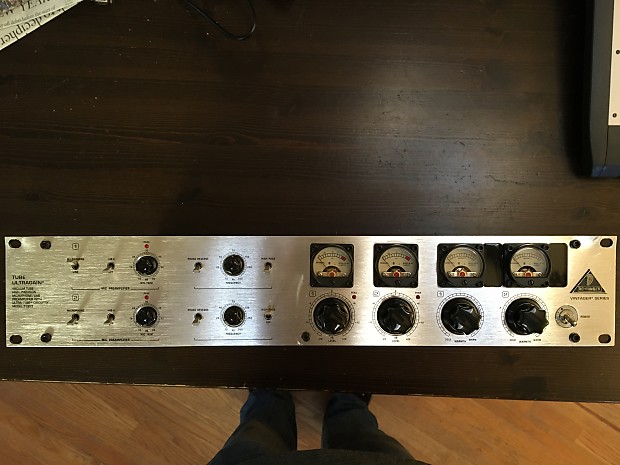 Behringer Ultragain T1953 2-Channel 12AX7 Tube Microphone | Reverb