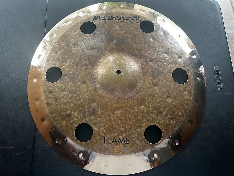 Masterwork 22" Flame Thin O-Zone Crash - Brilliant/Raw | Reverb