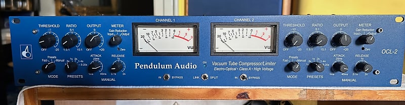 Pendulum Audio OCL2 Tube Optical Compressor (2010) | Reverb Australia