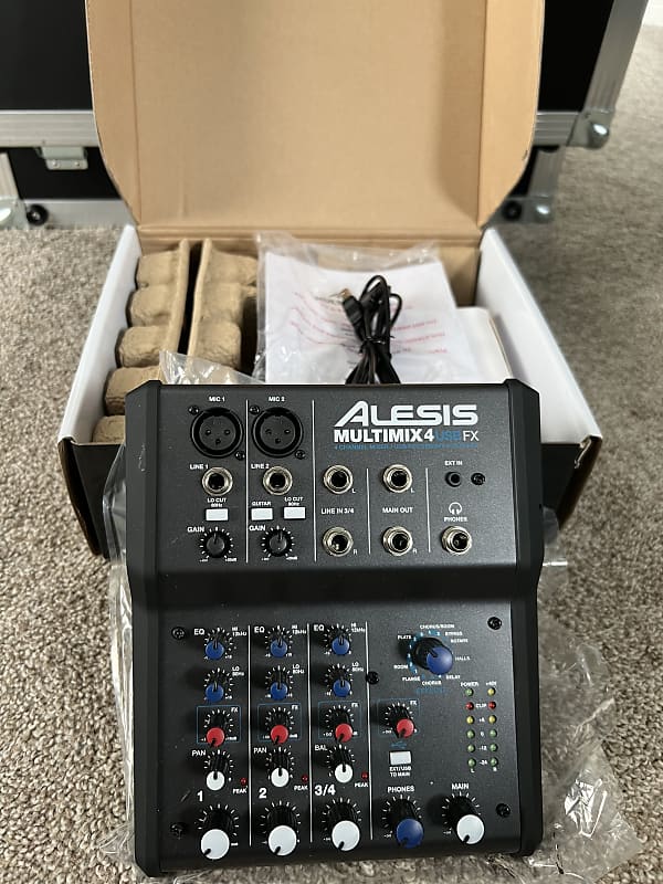 Alesis Multimix 4 USB FX Mixer with USB & Effects | Reverb