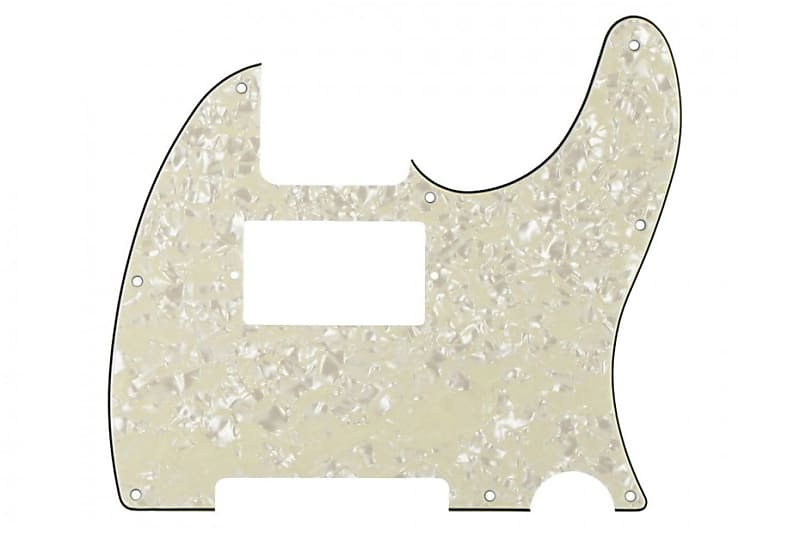 Aged white pearl telecaster humbucker pickguard | Reverb UK