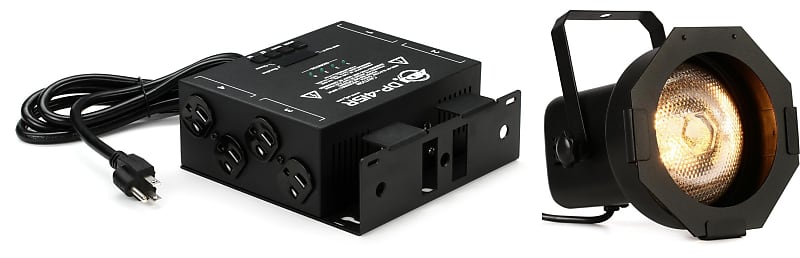 ADJ DP-415R 4-Ch 600W DMX Dimmer/Switch Pack with RDM Bundle | Reverb