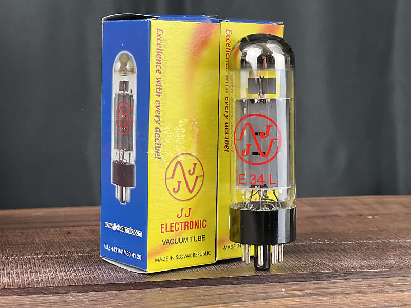 JJ Tesla matched pair EL34 tube power / matched ready to ship | Reverb