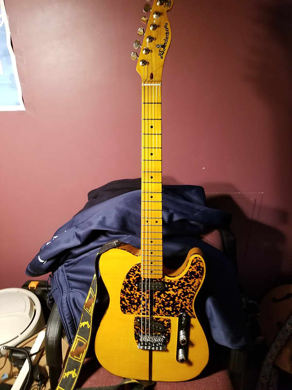 HS Anderson Guitar Telecaster 2020 Yellow Tiger | Reverb