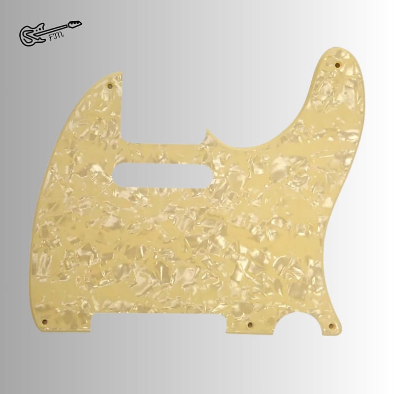 2 Ply Cream Pearl Telecaster Pickguard-2 Ply Cream Pearl | Reverb