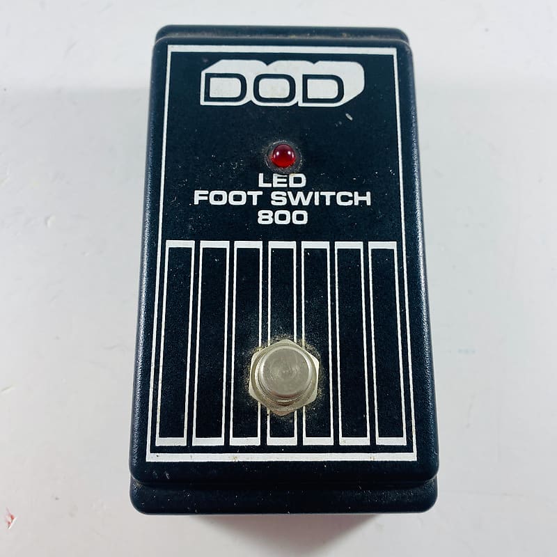 DOD LED Foot Swich 800 80's Black | Reverb