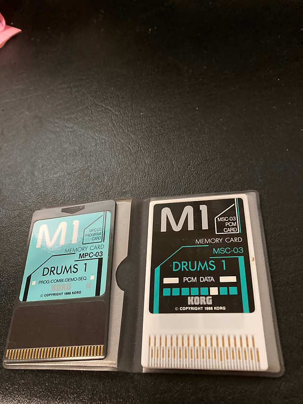 Korg M1 - Drums 1 MPC-03 and MSC-03 sound expansion / Memory | Reverb