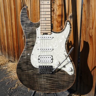 ESP Original Snapper CTM/M/FM See Thru Black 6-String | Reverb