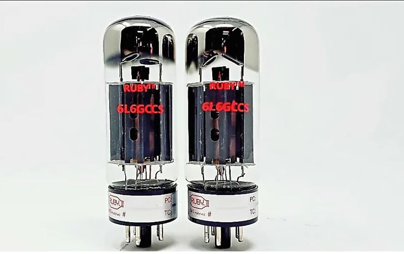 Ruby 6L6GCCS Matched Pair | Reverb