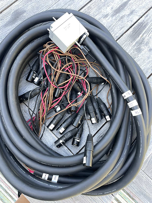 26' Mogami 24 Pair XRL Snake / ELCO/EDAC Neutrik M or F | Reverb