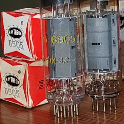 Type 45 Matched Pair Raytheon Tubes Strong Testing #45 TV7 | Reverb