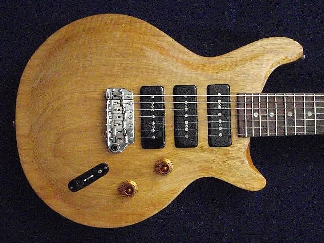 Rare ~ Custom Dominick Ramos 7 String Solid Korina P-90s | Reverb