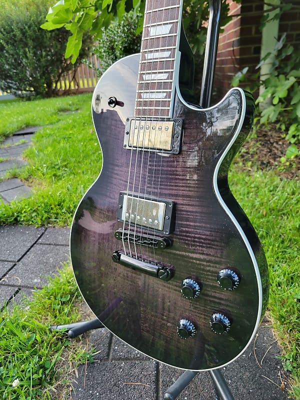 Gibson Mod Shop Les Paul Standard 2019 - Trans Black | Reverb