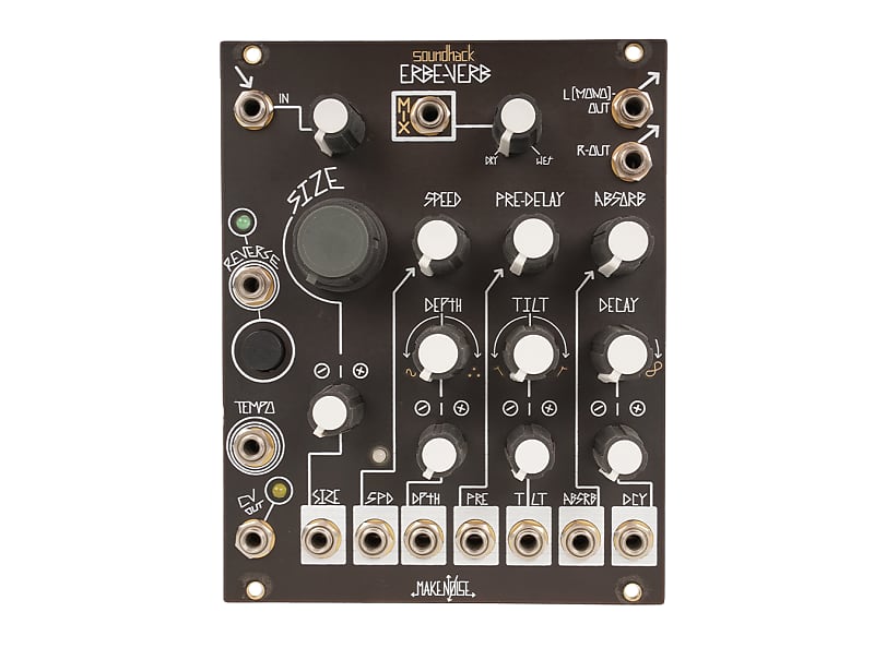 Make Noise Erbe-Verb DSP Reverb (Black & Gold) | Reverb Australia