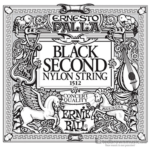 Ernie Ball Black Nylon Second String | Reverb