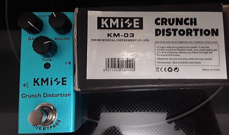Kmise Km-03 crunch distortion guitar pedal 2022 - Blue | Reverb