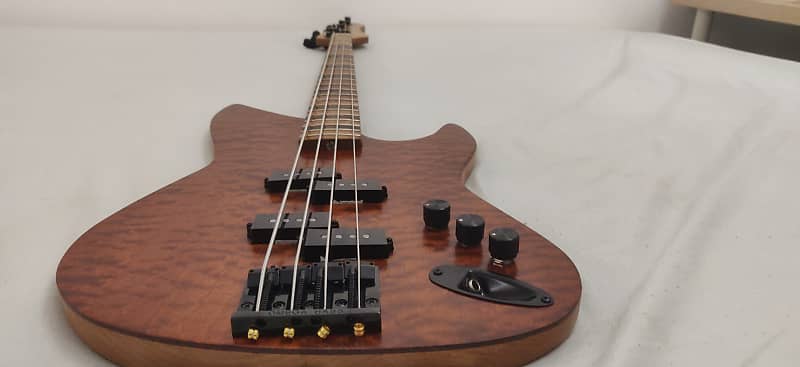 Custom Luthier Built 4-String Double P-Bass | Reverb UK