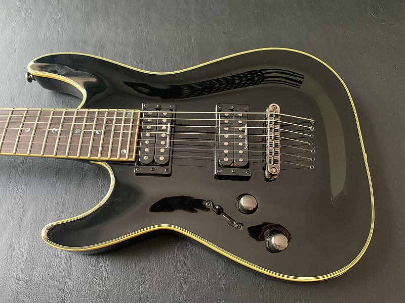 Schecter Blackjack 7 String Left Handed Electric Guitar | Reverb