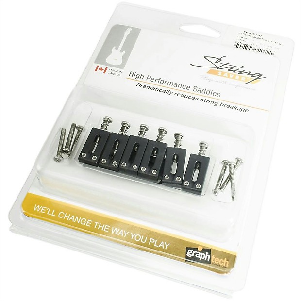 Graph Tech STRING SAVER Saddles for 7-STRING Strat & Tele | Reverb