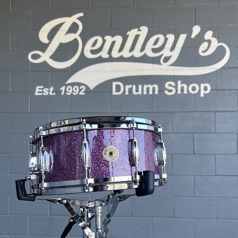 Gretsch USA Custom 6x14" Snare Drum in Purple Glass Nitron | Reverb