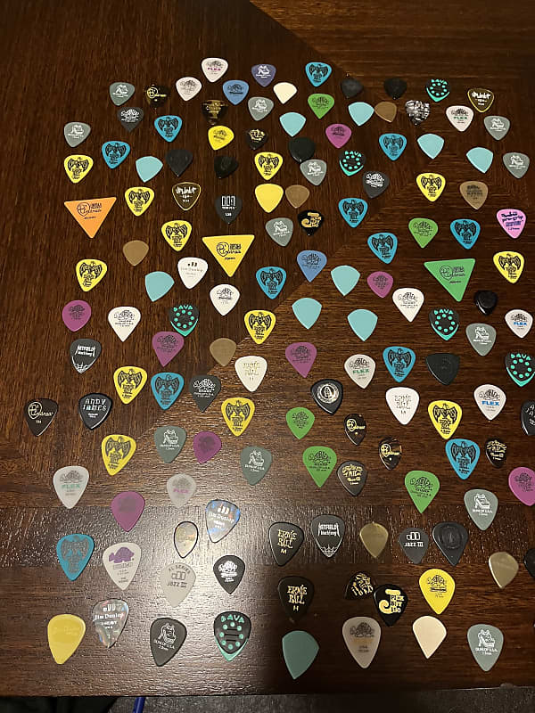 Most extensive guitar pick collection on Reverb!! 145 Total | Reverb