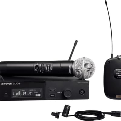 Shure SLXD124/85 Combo Wireless Handheld and Lavalier | Reverb