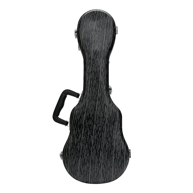 Tiki Deluxe | Shaped Soprano Ukulele Flight Case | Grey/Black | Reverb