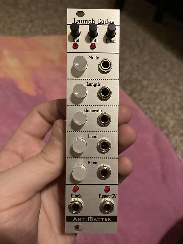Antimatter Audio Launch Codes 5CH Trigger / Gate Sequencer | Reverb