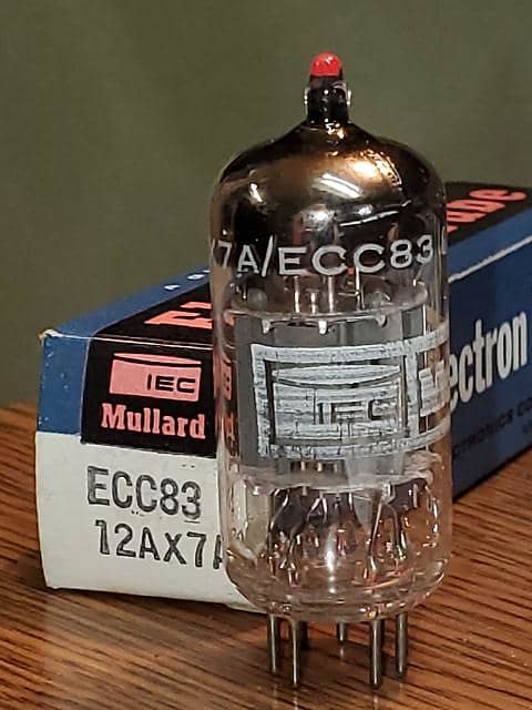 Mullard 12AX7/ECC83 Medical Red Tip NOS/NIB MaxiPreamp2/TV-7 | Reverb