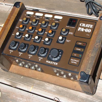1970'S Wooden Crate PA-60 pa system | Reverb
