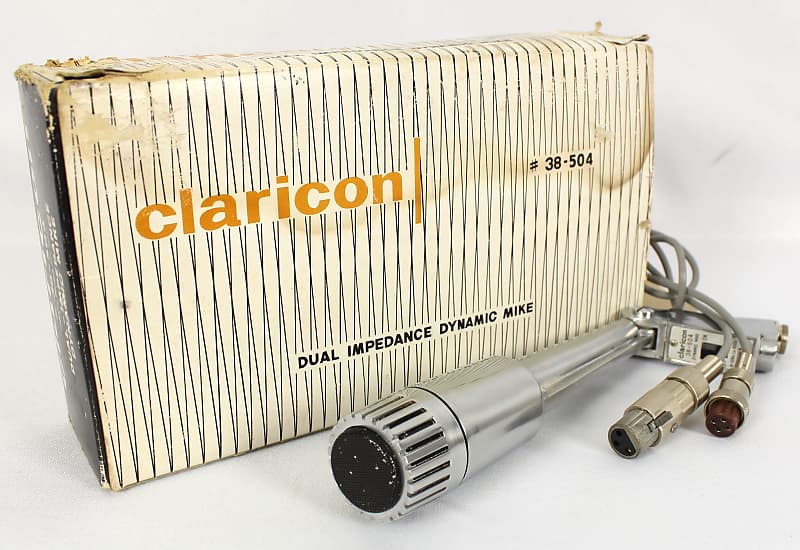RARE 1960s Japanese Claricon 38-504 Dual Impedance Dynamic | Reverb