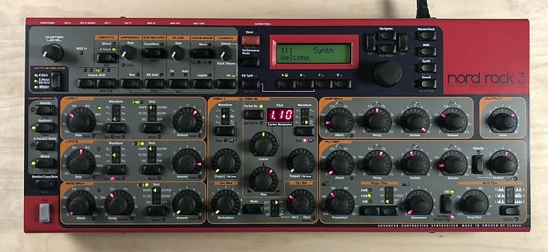 Clavia Nord Lead 3 Rack Virtual Analogue | Reverb