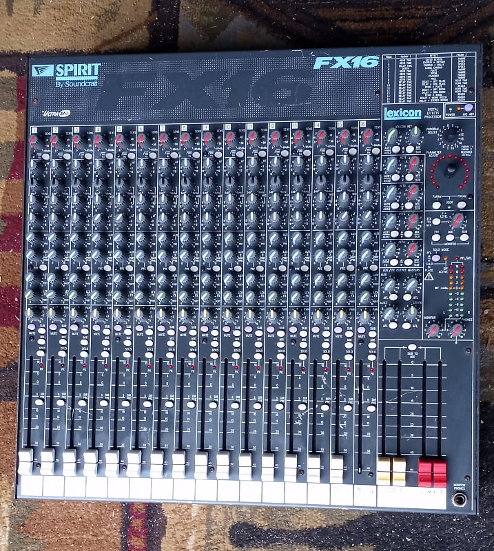 Soundcraft spirit Fx16 | Reverb