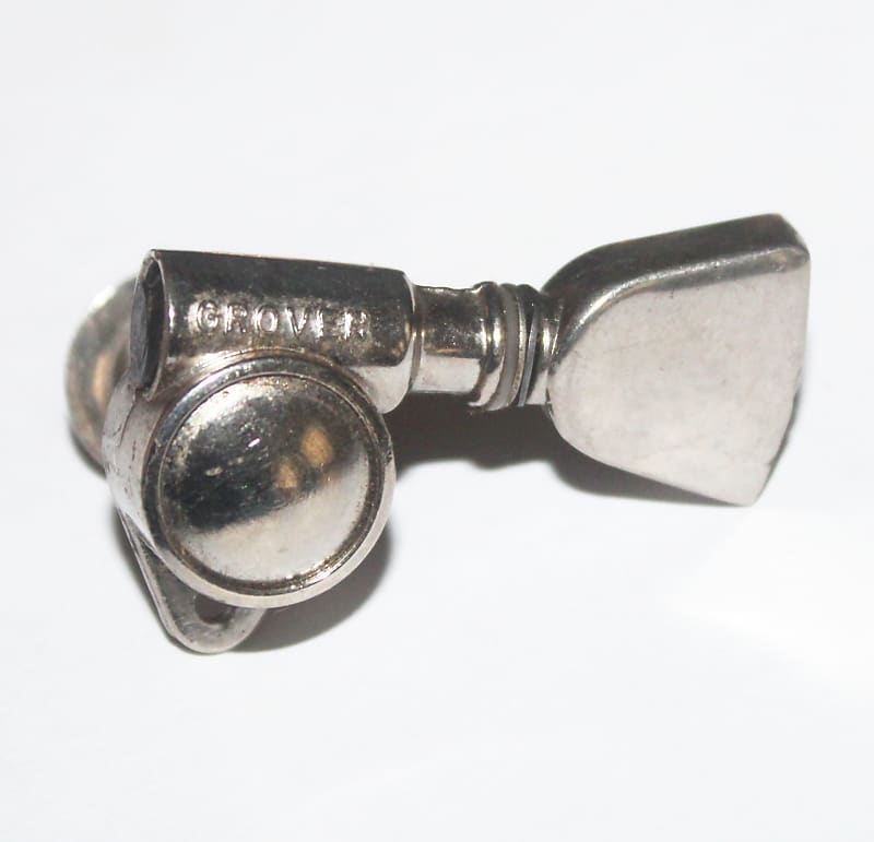 Vintage 1970's Gibson Grover USA Nickel Tuner Tulip Button | Reverb