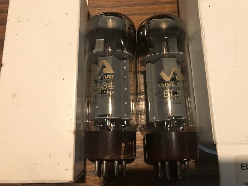 Valve Art D&J EL34 China (matched Pair) Tubes | Reverb