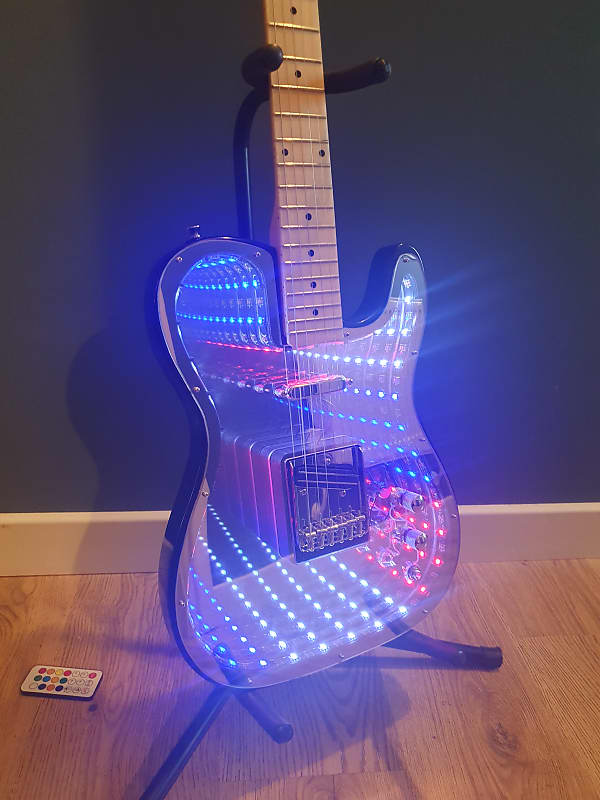 Gear4music Knoxville - Infinity Mirror Guitar with sound to | Reverb