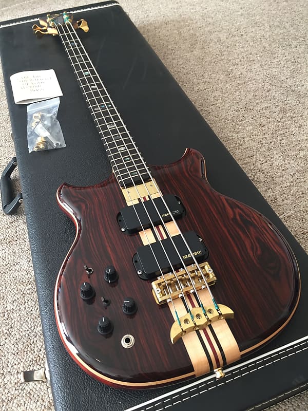 Alembic Stanley Clarke Signature Lefty Bass guitar 2005 Coco | Reverb