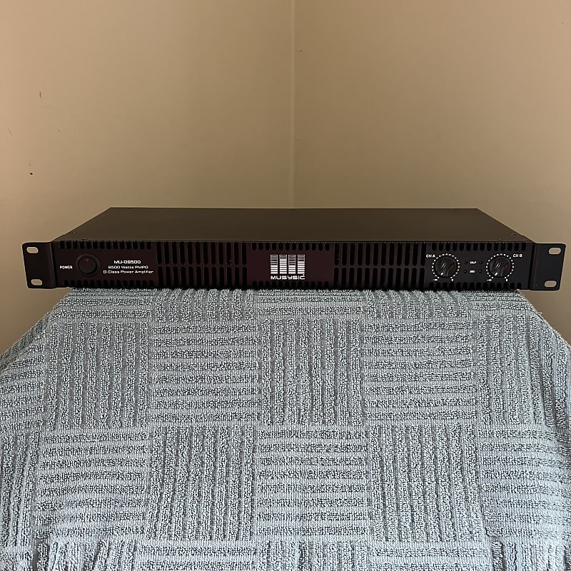 MUSYSIC MU-D8500 1U Power Amplifier 2022 | Reverb