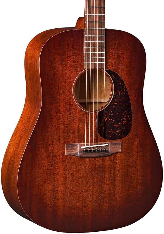 Martin DM15 Mahogany Acoustic Guitar w/Case Sunburst | Reverb
