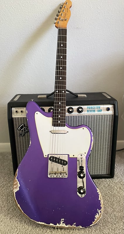 MJT Telemaster 2023 - Purple metallic rosewood neck | Reverb