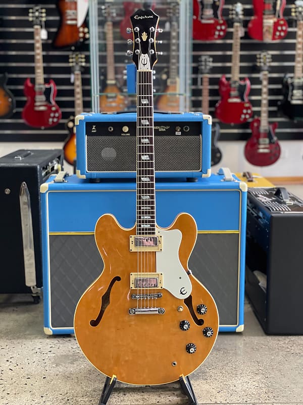 EPIPHONE RIVIERA 80'S NATURAL MADE IN JAPAN W/MODS ***PRE | Reverb