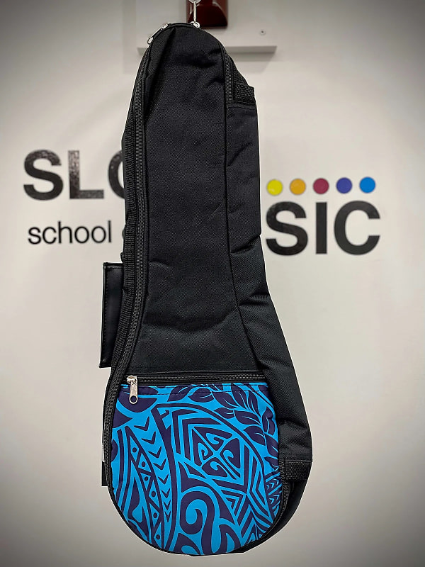 Kala Soprano Padded Ukulele Gig Bag Blue Tribal | Reverb