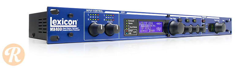 Lexicon MX400 Dual Stereo / Surround Reverb Effects Processor | Reverb