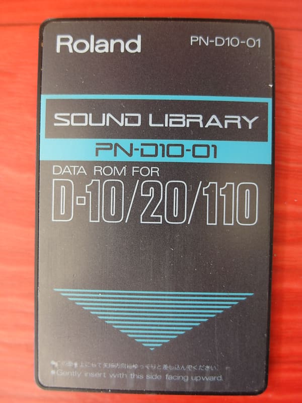 original Roland 90' ROM PN D10-02 RARE DATA Sound Library | Reverb