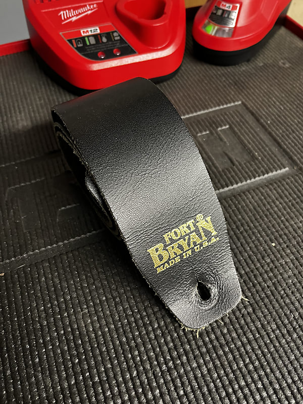 Fort Bryan Leather strap - Black | Reverb