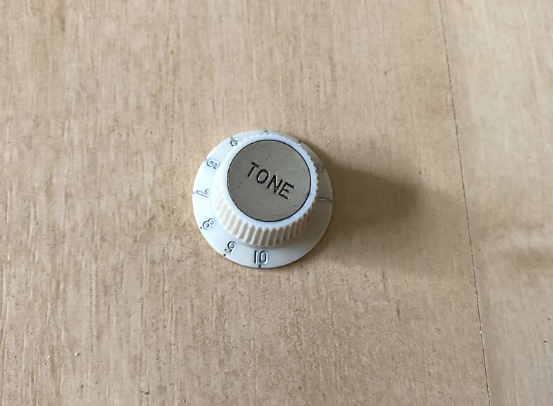 Vintage 60s Hofner 172 173 184 185 White Cream Tone Knob | Reverb